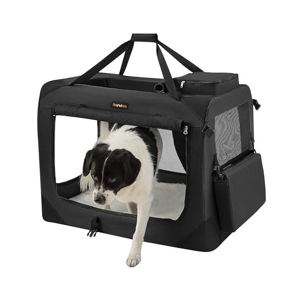 パースブラック/91×63×63cm/NPDC90HV1・Size:91×63×63cmColor:ブラック・【変形しないデザイン】内部左右に高品質なメタルパイプがデザインされ、連接すると全体のカタチを整い、ペットの可動範囲をしっかり確保し...