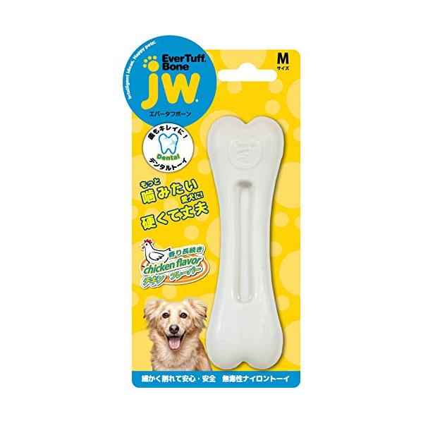-/Mサイズ (x 1)/JW46108・Size:Mサイズ (x 1)・パッケージ個数:1・商品名：エバータフボーン　Ｍ　チキン・ブランド名：JW Ｐｅｔ・生産国：中国・サイズ：高さ18.8cm x 幅9.4cm x 奥行2.2cm・重量...