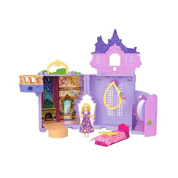 パープル/-/JDP61・パッケージ個数:1・【内容】ディズニーのアニメーション映画『塔の上のラプンツェル』から飛び出してきたかのようなラプンツェルと、たくさんのプレイエリアを備えたちいさな塔のプレイセットは、ファンに喜ばれること間違いなし...