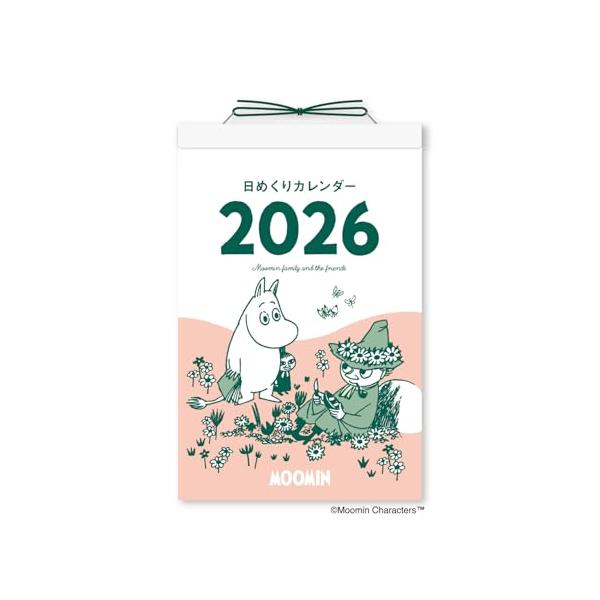 NK4410/-/NK4410・パッケージ個数:1・【商品サイズ】185×120×20mm・【パッケージサイズ】203×128×25mm・【枚数】380枚・【仕様】金具製本、吊紐付き・大人気キャラクター・ムーミンと過ごす365日