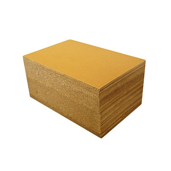 茶色/A4 (150枚)/FB10-0150-a2・Size:A4 (150枚)・パッケージ個数:1・形状： 板（シート）・サイズ： （流れ）297 × （幅）210 mm（A4サイズ）・材質： Bフルート 3mm K5×K5（日本製）・色...