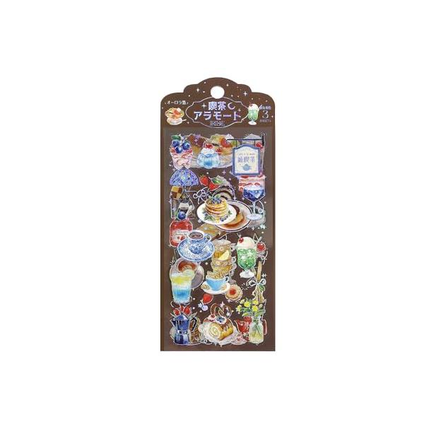 エクレクティック喫茶アラモード/-/BS-RS018・Color:喫茶アラモード・パッケージ個数:1・【サイズ】W85×H210×D2mm・【素材】PET・【仕様】3シート入り