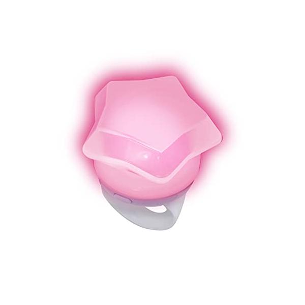 スターホワイト/ワンサイズ/G28259・Style:スター・8色にカラーチェンジ可能な指輪型のライト。指にフィットするシリコン素材を使用。・対象年齢:12歳以上・商品サイズ:幅39×高さ30×奥行35(mm)・ボタン電池CR1616×2個...