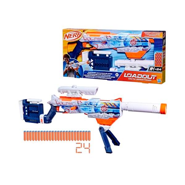 6本: アークティック・ゼロストライカー/60.9cm x 28.5cm x 6.6cm/G17634N0・パッケージ個数:1・【ナーフ ロードアウト】究極のブラスターにカスタマイズしよう！アクセサリーを組み合わせたオリジナルのロードアウト...