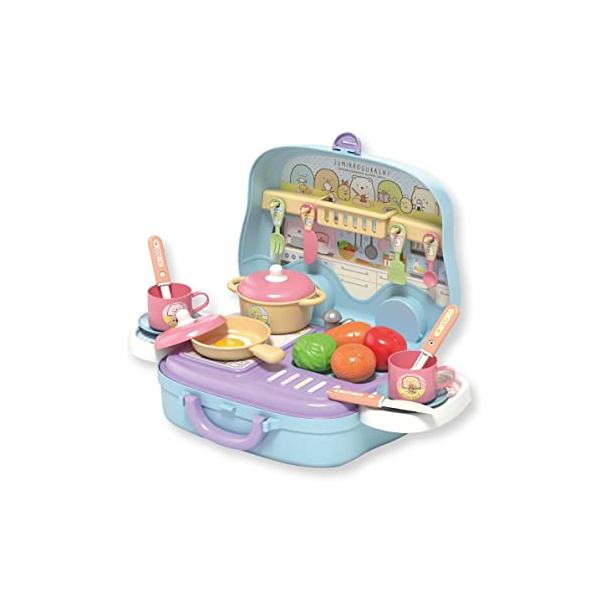 すみっコぐらし/ワンサイズ/-・サイズ：約W27×H21.5×D9.8cm・すみっコの仲間とおままごと！・持ち運びらくらく！・車を転がして遊べるよ！