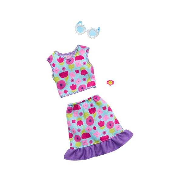 【3】フラワーセットアップ/-/HRH39・Color:【3】フラワーセットアップ・【内容】お花が咲き誇るようなカラフルな花柄のトップスとスカートのコーディネートは、公園でのピクニックやお茶会、お庭でブランチなどさまざまな場面で活躍！トップ...