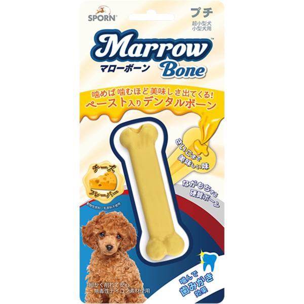 ・商品名：ＳＰＯＲＮ　マローボーン　プチ　チーズフレーバー・ブランド名：SPORN・生産国：中国・サイズ：高さ21cm x 幅10cm x 奥行1.4cm・重量/容積：39g