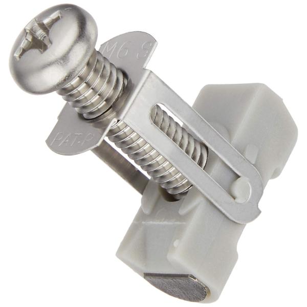 ・数量:ターンナット(SN-6S)X2個/ステンレスねじ(6X25)X2個・素材:ナット:亜鉛ダイカスト/フランジ:ステンレスSUS304/ねじ:ステンレスSUSXM7