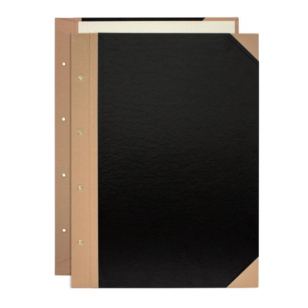 ・書類を保護するとじ込み表紙。つづり紐で厚さは自由に調整・規格:B4-S / 品番:FL-003TU・外形寸法:縦374×横267mm・穴間隔:80mm / 穴数:4穴・表紙芯材:古紙パルプ配合再生紙、表紙外装:背及び角布、表紙:紙クロス貼り