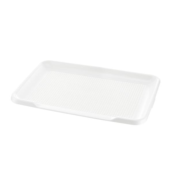 ・本体サイズ (幅X奥行X高さ) :63.4×46.1×3.5cm・本体重量:0.43kg・お掃除簡単ステップトレー取り替え用メッシュ