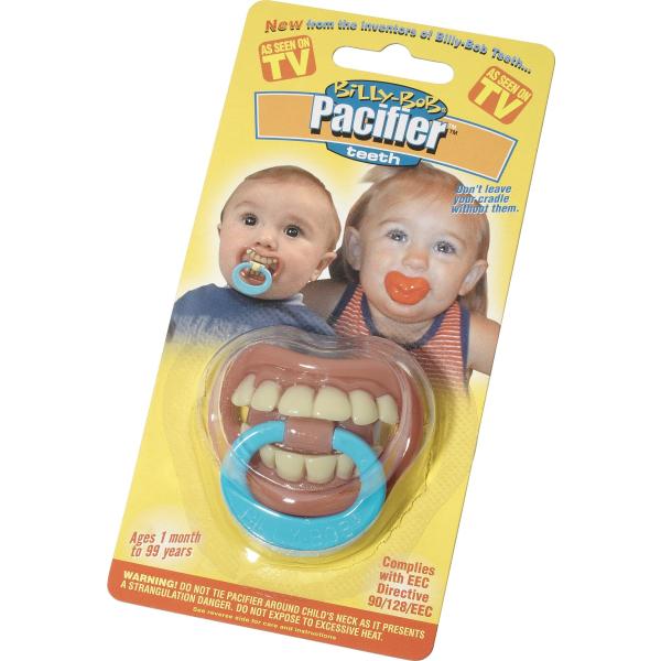 ・ユニーク&amp;ファンキーさでは世界一! ハリウッド映画で歯の特殊メイク担当のビリーボブ社製おしゃぶり。違いの分かるギフトにもピッタリです!・生産は台湾・本体 ポリスチレン樹脂 乳首 シリコンゴム