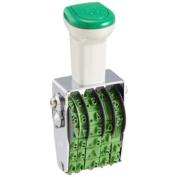 ・【オビ構成】5連・【書体】ゴシック体・【スタンプ台】別途必要・【材質】再生プラスチック、ゴム・【注意】耐油性スタンプ台は使用不可