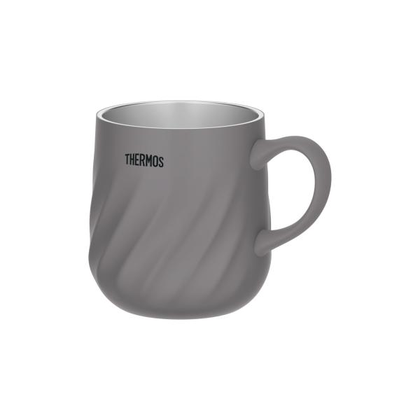 ・丸みを帯びた形状の卓上マグが新登場！・本体サイズ(約):幅12.0×奥行9.0×高さ9.5cm、本体重量(約):200g、容量:350ml・生産国:中国・保冷効力：8℃以下（1時間）・素材:本体：ステンレス鋼（アクリル樹脂塗装）/ ハンド...