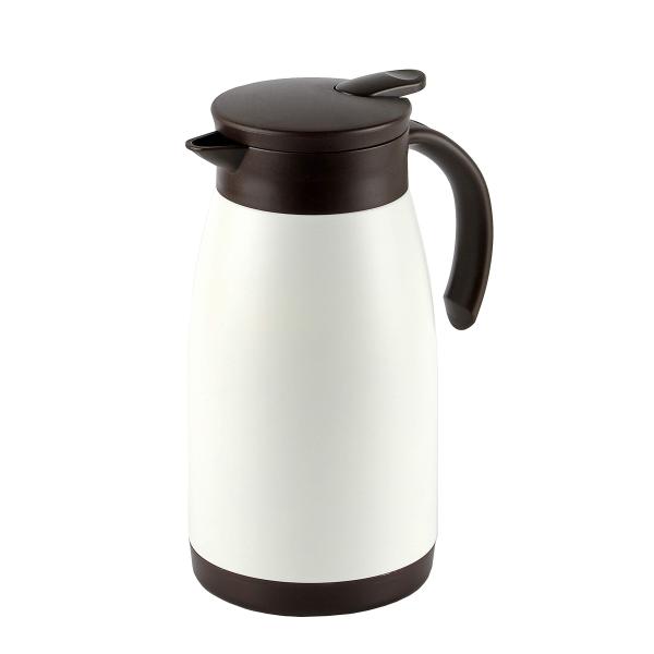 ・製品サイズ:(約)幅14.5×奥行11×高さ22.5cm・品名:ステンレス製卓上用まほうびん・実容量:1.0L・保温効力:58度以上(10時間)、保冷効力:13度以下(10時間)・素材・材質:本体内側/18-8ステンレス鋼、本体外側/ステ...