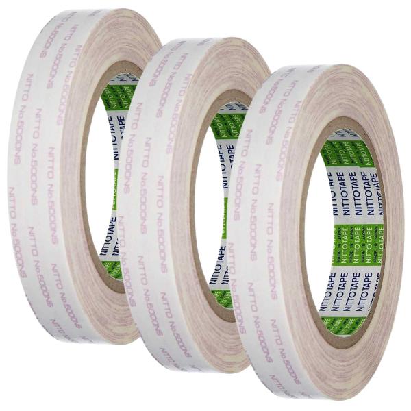 ・【サイズ】幅5mm×長さ20m×厚さ0.16mm【セット数】3個セット【材質】アクリル系粘着剤 、不織布【生産国】日本・強力に固定しながら、きれいにはがせる便利な両面テープ・一般用両面の2倍の接着力でしっかり固定・基材強度に優れ、はがすと...