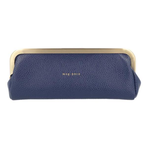 ・“マグネットがま口”が新しいペンケース・【特長】クラシカルなのに上品で便利な飽きのこないペンケース・【仕様】底マチあり。内ポケット・キーホルダー用ループ付き・【サイズ】200mm×80mm×50mm・【材質】PU・ポリエステル・鉄・磁石