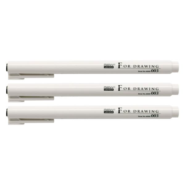 ・ペン先：極細 0.03ｍｍ・インク：水性顔料(中綿タイプ)・インク特性：乾くと耐水性・色：ブラック・製造：日本