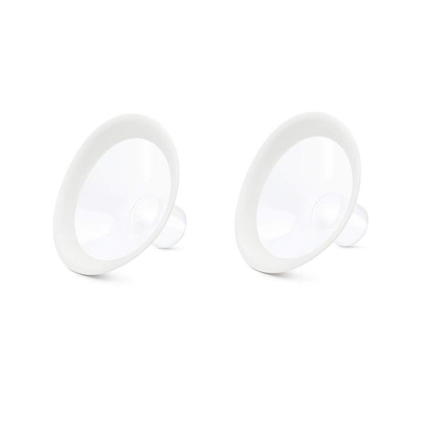 ・サイズの合った搾乳口を選んで、より快適に、より多くの母乳を・Medela(メデラ）の製品はBPAフリーです。