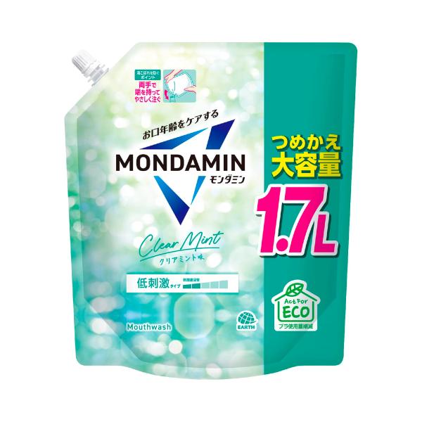 ・透明感のある息が続く、お口美活のためのマウスウォッシュ(洗口液)・たっぷり使える大容量詰替えタイプ・口臭の元となるお口の汚れをしっかり除去。オーラルケアにおすすめ。・【刺激の強さ】低刺激タイプ(刺激度目安：2/5段階中)・【香味】心地よい...