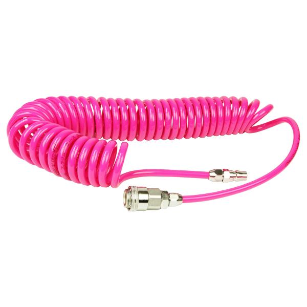 ・サイズ:内径5mm×外径8mm・最高使用圧力:0.7mpa・使用有効長:4.2m・ホース長:6m・カラー:ピンク