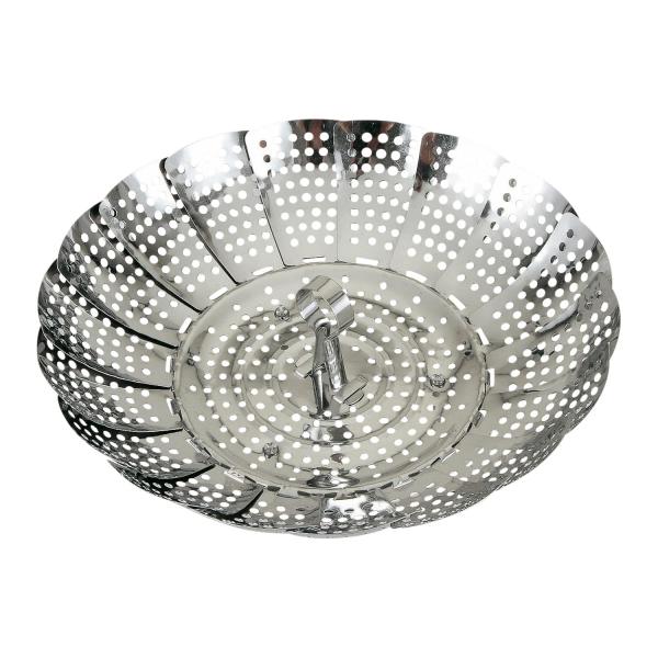 ・18〜24cmのお鍋のサイズに合わせて調節できる日本製の蒸し器です。・サイズ:140×140×75mm 重量:210g・素材・材質:ステンレススチール・生産国:日本 食洗機対応:〇・ブランド:貝印(KAI CORPORATION)