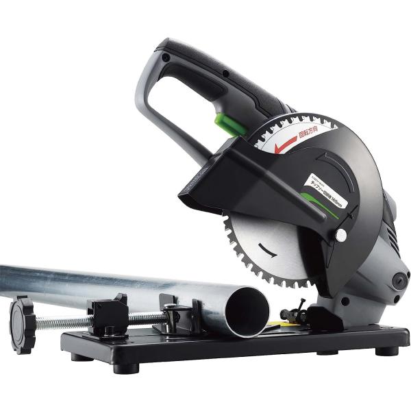 ・チップソーで切るから切断面がキレイ・火花・切断クズが少なく、スピーディーにカット・電圧:AC100V、 周波数:50/60Hz、 電流:6.9A、・消費電力:650W・回転数:4200min-1