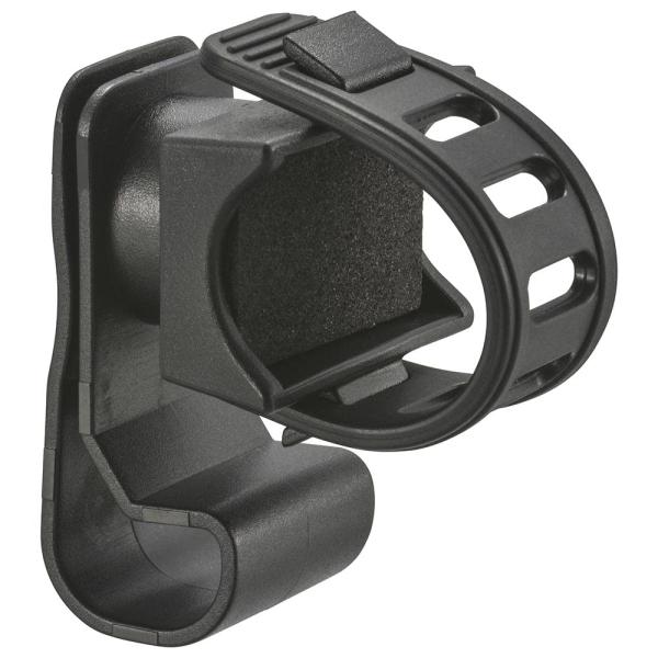 ・【 特 長 】◆ ヘルメットにカチッとはさむだけ◆ 360度ライト角度調整可能・【 仕 様 】◆ 取付け可能なライトの直径：約φ10〜35mm・≪ご注意≫※ ヘルメットの形状によってはご使用できない場合があります。※ 取付け品に応じてバン...