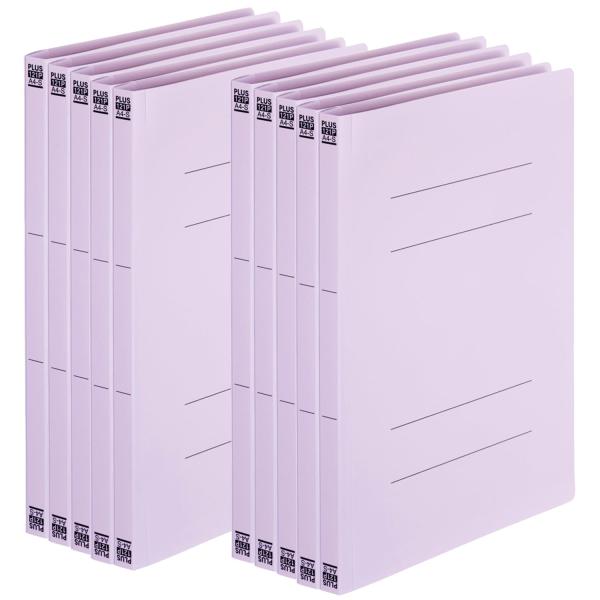・汚れにくく耐久性・耐水性に優れているフラットファイルのまとめ買い向け10冊パック。・ポリプロピレンのしなやかで強靱な表紙です。軽量で耐水性・耐衝撃性などにすぐれていますので、携帯用に適しています。・100％再生ポリプロピレン(PP)製の2...