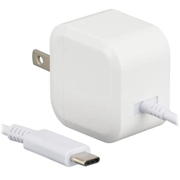 ・【 特 長 】● コンセントからスマートフォン・タブレットの充電ができる● USB Type-Cコネクタ搭載機器対応● USB Type-Cケーブル一体型● 2.4Aの高出力で急速充電・【 仕 様 】■ コネクター形状：USB Type-...