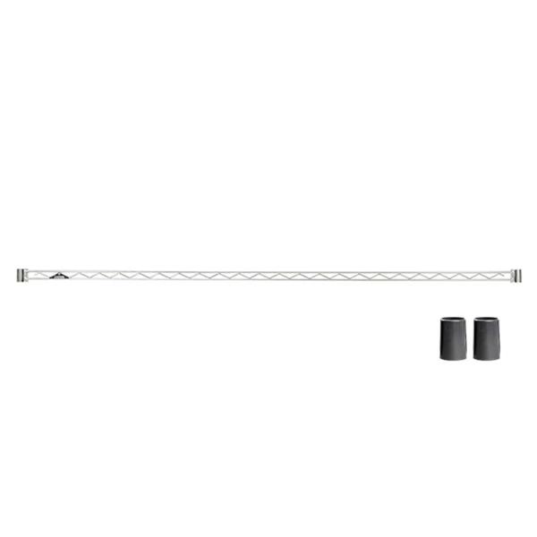 ・・サイズ:幅152×高さ4cm・・スリーブ（取り付け部品）付属・素材:スチール(クロームメッキ)・生産国:中国・製品概要・仕様:ラックの幅もしくは奥行方向の補強に使用します。