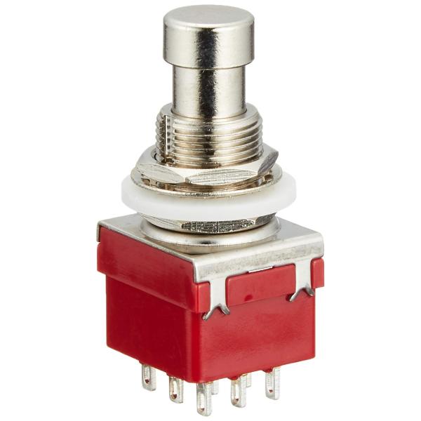 ・CLIFF FC71077タイプの3PDTフットスイッチ。・全長：約42mm(端子部含む） 本体幅:約19.5mm x 17mm シャフト径：約12mm・エフェクターのフットスイッチ等にご利用頂けます。・ナット、ワッシャー、菊ワッシャーが...