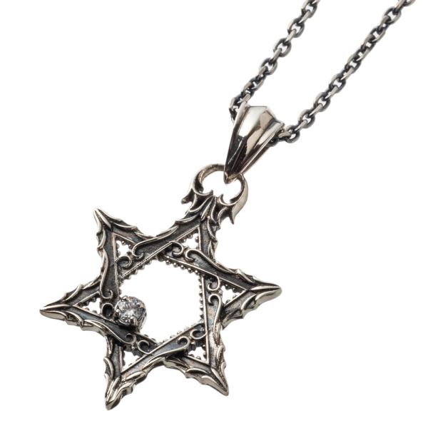 メンズシルバーアクセサリーブランド「ArtemisClassic(アルテミスクラシック)」2020AW Collectionヘキサグラム（六芒星）モチーフ。六芒星は魔よけや幸運を呼ぶモチーフとしても人気があります。作りは細かく繊細、精巧な彫...