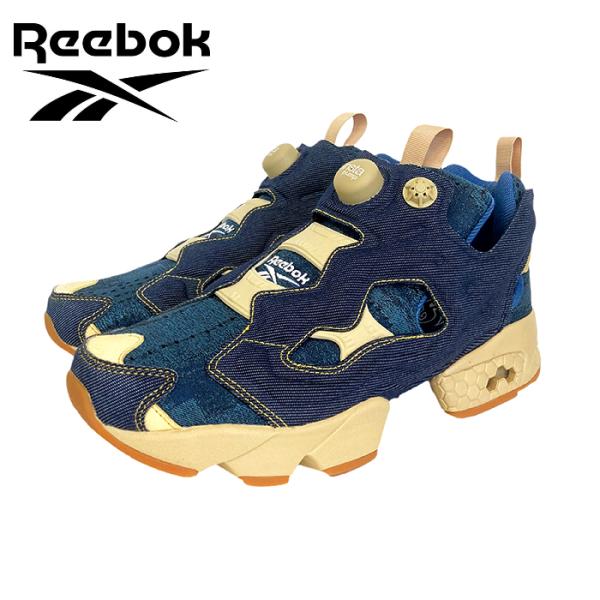 【 Reebok  INSTAPUMP FURY 94 Repaired Denim シリーズ. 】1994年に登場したリーボックのアイコン「INSTAPUMP FURY 94」から、パッチワークデニム調のニューカラー、”Repaired ...
