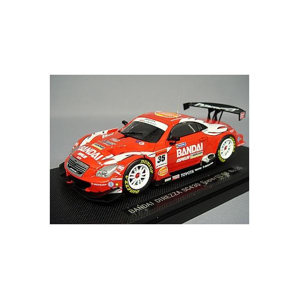 エブロ 1/43 バンダイ ディレッツァ SC430 2006 スーパーGT500 #35 服部尚貴/P.ダンブレック