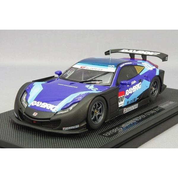 エブロ 1/43 レイブリック HSV-010 2011 スーパーGT500 ウィンターテスト 鈴鹿 ブラック/パープル