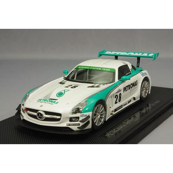 エブロ 1/43 ペトロナス シンティアム SLS AMG GT3 2011 ムルデカ 12H #28 片岡龍也/ M.Moh /J.Lester / R.Ritchie