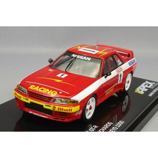 エイペックス レプリカズ 1/43 日産 スカイライン GT-R R32 1992 Tooheys 1000 ウィナー #1 M.Skaife / J.Richards