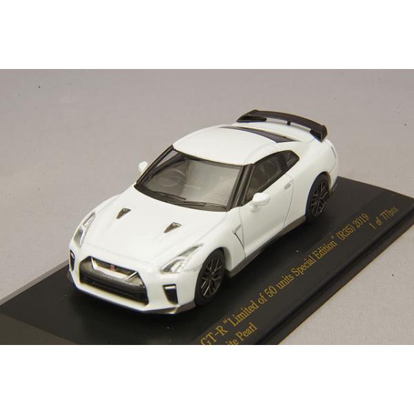 カーネル 1/64 日産 GT-R (R35) 2019 "Limited of 50 units Special Edition" ブリリアントホワイトパール