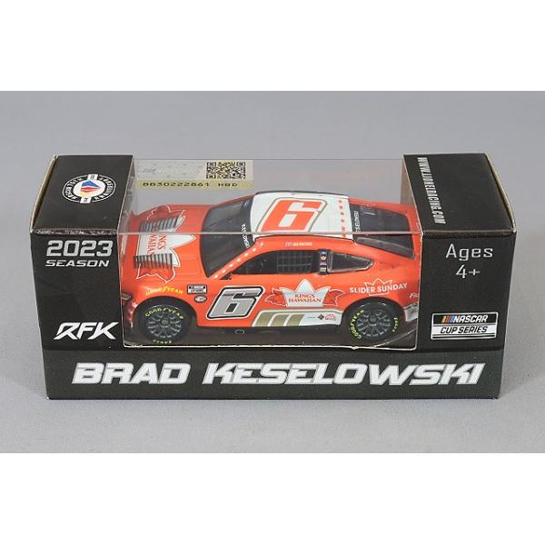 モデルは2023年のNASCARカップシリーズで実力派ドライバー、ブラッド・ケゼロウスキーがドライブするフォード・マスタングを再現した1/64スケールのダイキャストモデル完成品です。2023年シーズンのいくつかのレースでケセロウスキーと所属...