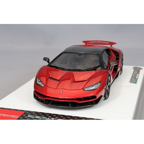 『EIDOLON COLLECTION (アイドロンコレクション)』の1/43スケール・ハンドメイド・モデルカーとして製作した「ランボルギーニチェンテナリオLP770-4 2016 リアウィングアップ」です。　ランボルギーニの創設者「フェル...