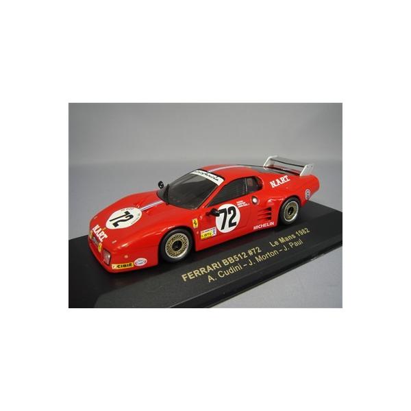 イクソ 1/43 フェラーリ BB512 NART 1982 ルマン24H #72 A.Cudini / J.Morton / J.P.Jnr