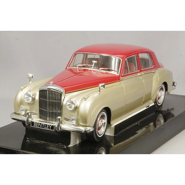 ミニチャンプス 1/18 ベントレー S2 1960 シルバー/ダークレッド