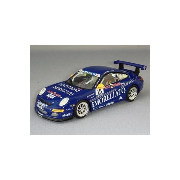 ミニチャンプス 1/43 ポルシェ 911 GT3 Racing Team Morellato 2006 ポルシェスーパーカップ #16 O.Maximin