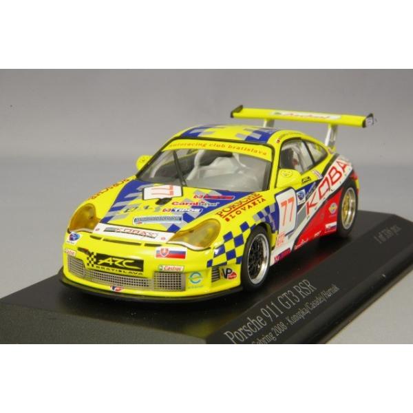 ミニチャンプス 1/43 ポルシェ 911 GT3 RS 2008 セブリング12H #77 M.Konopka / M.Casadei / M.Hornak