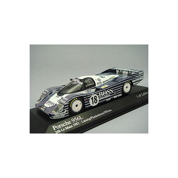 ミニチャンプス 1/43 ポルシェ 956 BOSS 1983 ルマン24H 7位 #18 A.Plankenhorn / J.Lassig / D.ウィルソン
