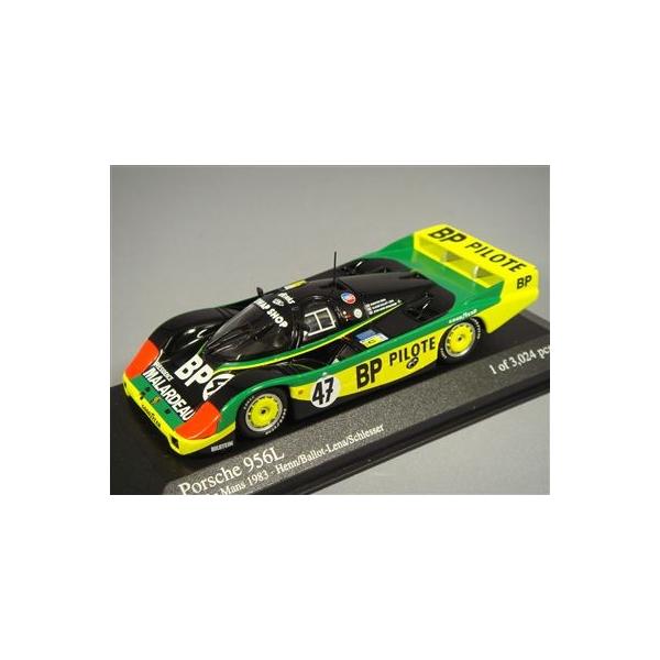 ミニチャンプス 1/43 ポルシェ 956L BP 1983 ルマン24H 総合10位 #47 P.Henn / J-L.Schlesser / C.B-Lena