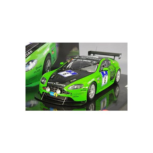 ミニチャンプス 1/43 アストンマーチン V12 ヴァンテージ 2010 ニュル24H #6 C.ポーリット / O.Mathai / R.Meaden / P.Cate レジン製