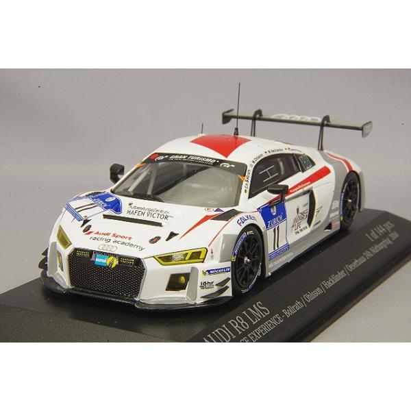 ミニチャンプス 1/43 アウディ R8 LMS 2016 ニュル24H #11 M.Ohlsson / C.Bollrath / R.Oeverhaus / M.Hacklander