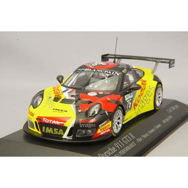 ミニチャンプス 1/43 ポルシェ 911 GT3 R (991) 2016 スパ24H 10位 クラスウィナー #76 P.ピレー/M.Jousse/R.Narac/T.Cornac レジン製