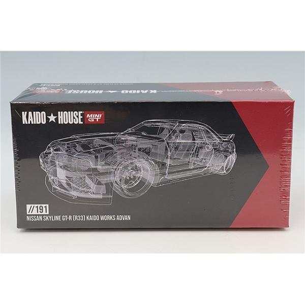 日系アメリカ人カスタムカー・デザイナー、JUN IMAI(ジュン・イマイ)がプロデュースする人気シリーズ「KAIDO HOUSE x MINI GT」から、1/64スケールの新作のご案内です。　ADVAN仕様の「Nissan スカイライン ...
